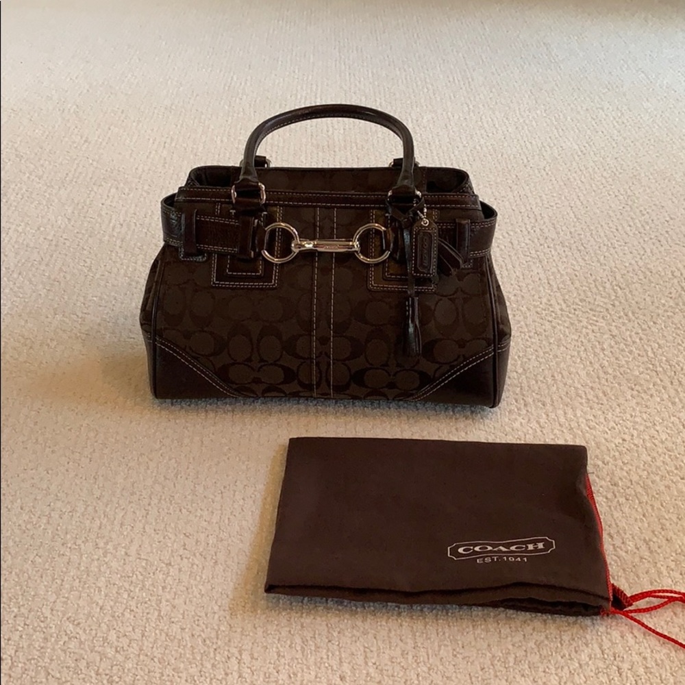 Coach Signature Collection Handbag - Gem